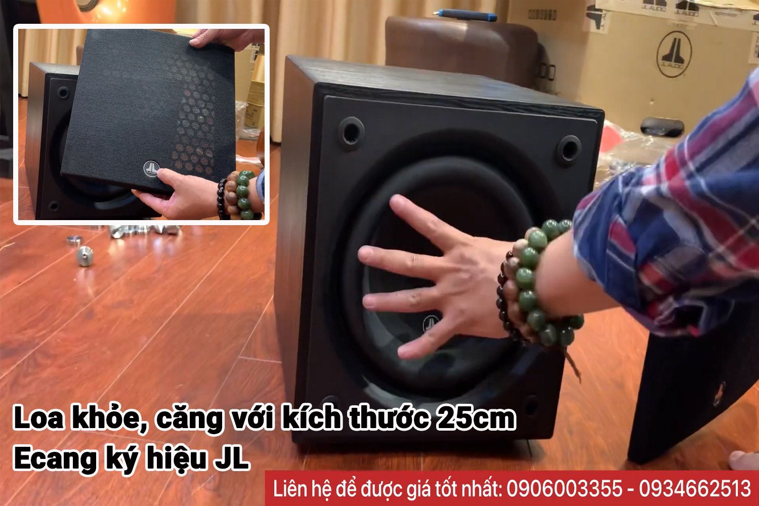 MỞ HỘP LOA SIÊU TRẦM JL D110-Khang Audio