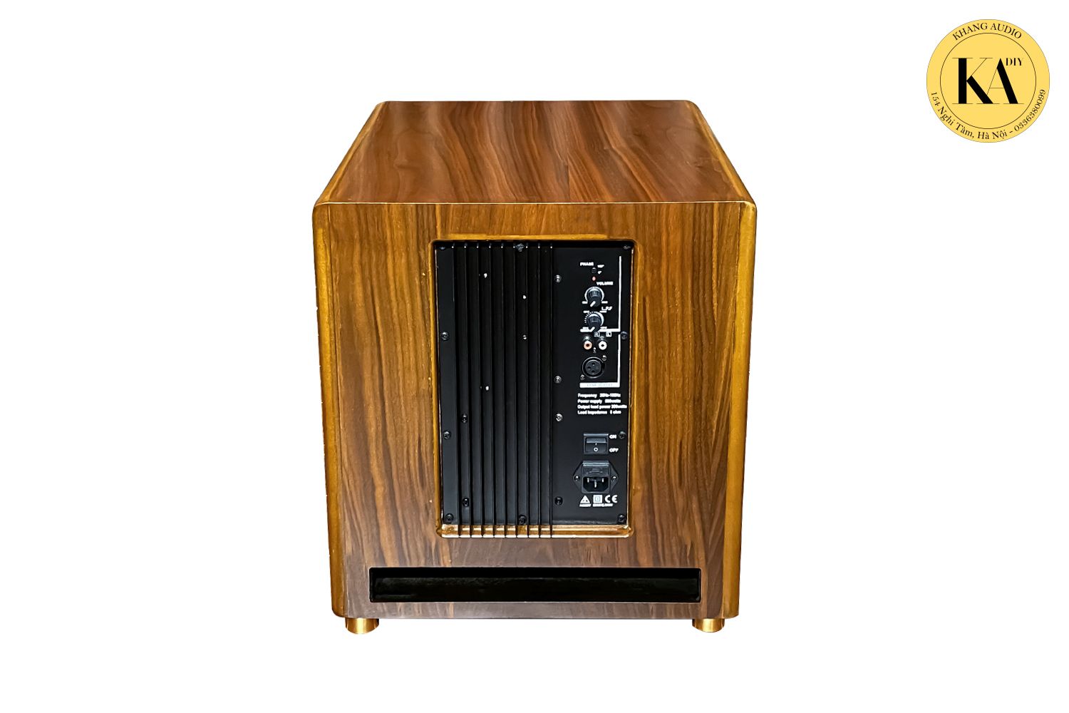 Loa Sub Bass 30 Walnut DIY-Khang Audio