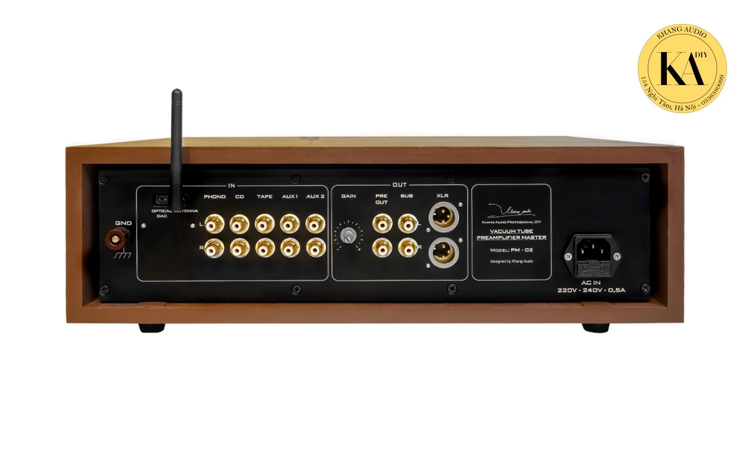 Pre Master PM02 Walnut-Khang Audio